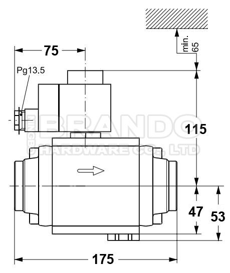 EVRA 32 EN-JS1025 Danfoss Tipi Amonyak Solenoid Valfı 042H1126 042H1131